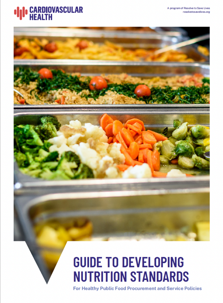 Guide to developing nutrition standards