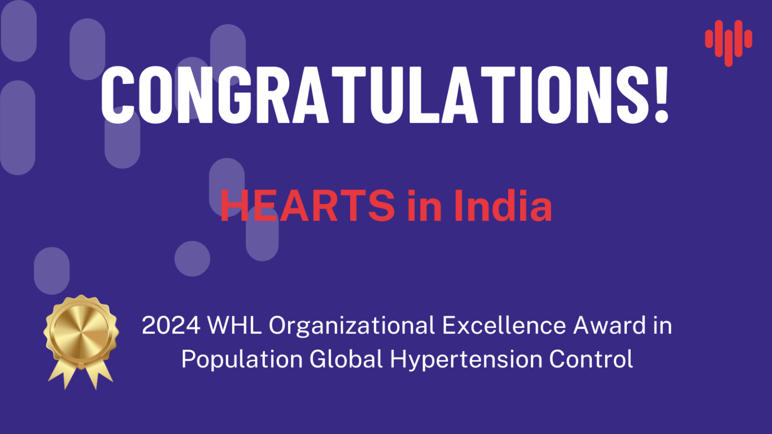 2024 World Hypertension League Organizational Excellence Award